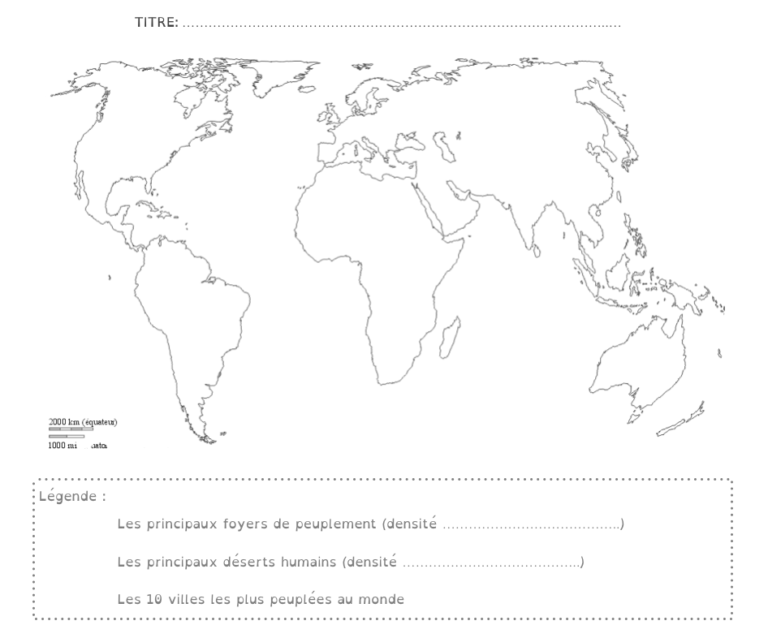 SYNTHÈSE : Réaliser un croquis sur la répartition de la population ... SYNTHÈSE : Réaliser un croquis sur la répartition de la population ...