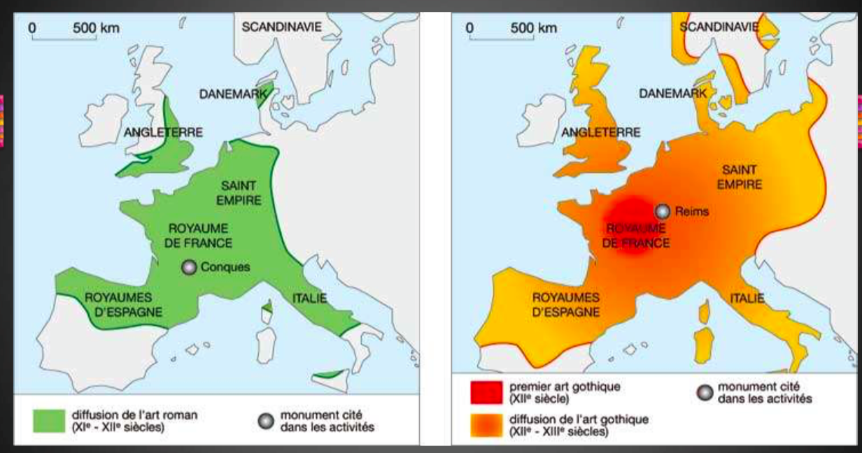 Tableau roman_gothique – La Classe d'Histoire