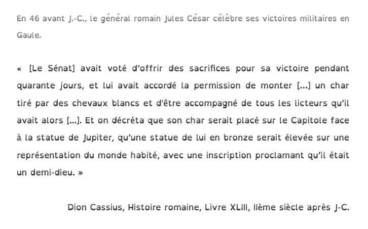 Parcours 2 : Jules César et Auguste : la mise en scène du pouvoir – La ...